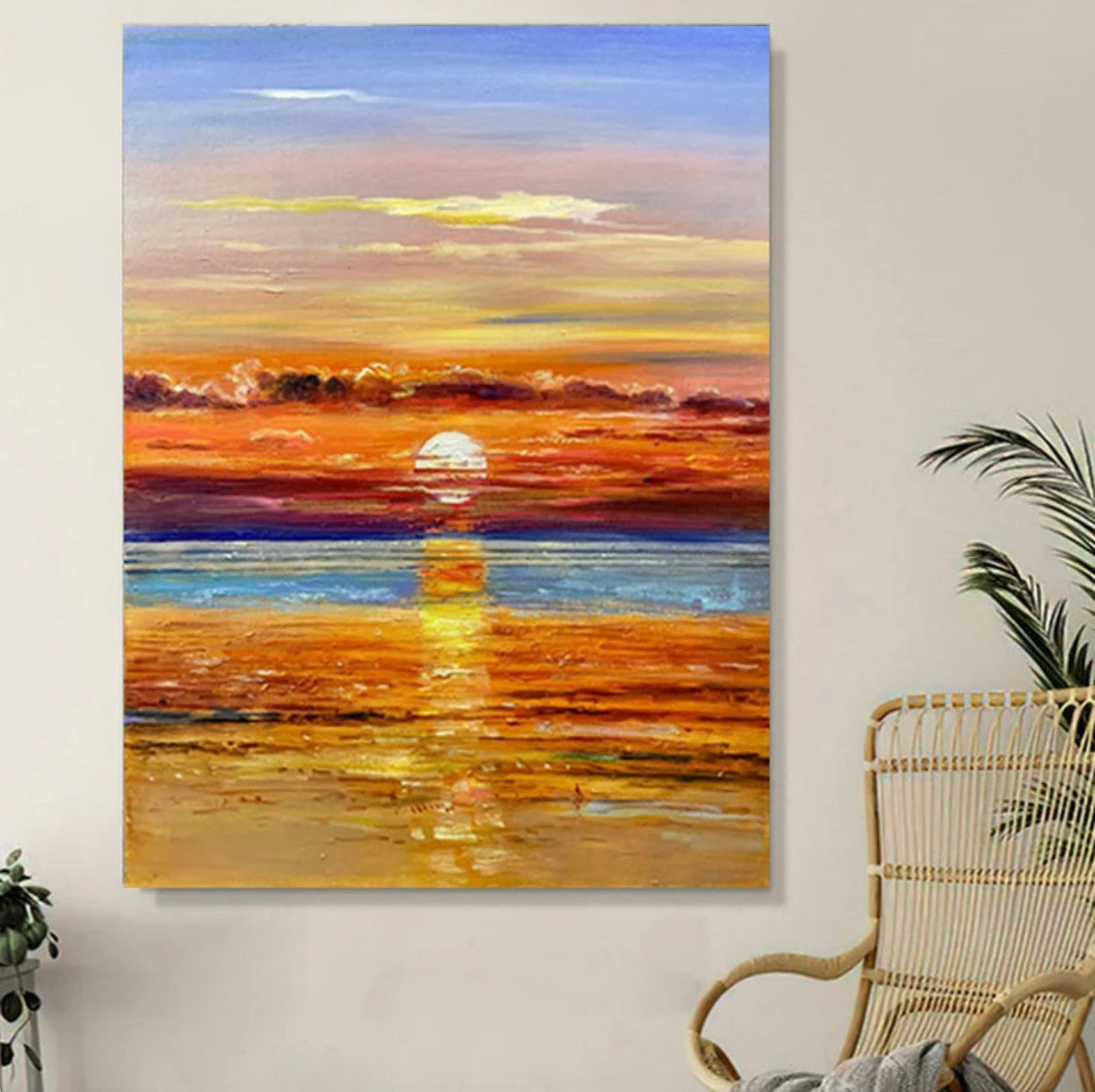 The Setting Sun – Hand Paintings by 23.